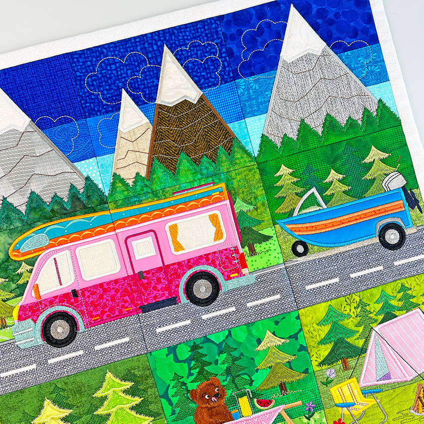 Peak Adventures Quilt 4x4 5x5 6x6 7x7 8x8