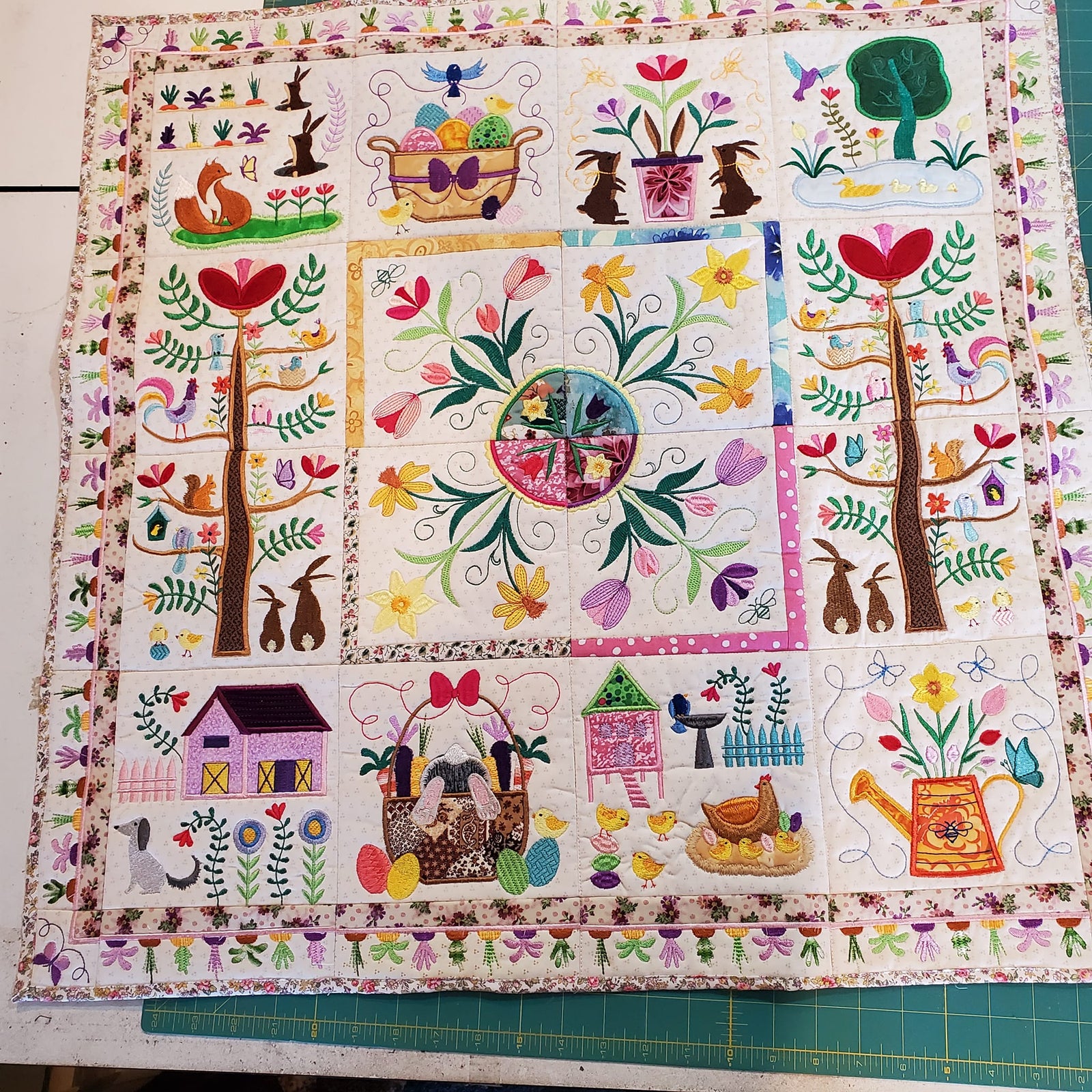 Spring Things Quilt Bulk Pack 4x4 5x5 6x6 7x7