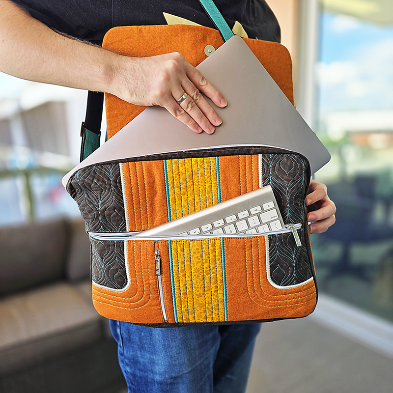 Retro Revival Lap-tote Bag Machine Embroidery Design