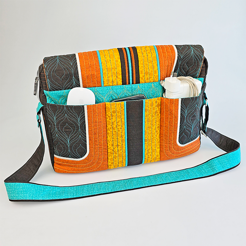 Retro Revival Lap-tote Bag Machine Embroidery Design
