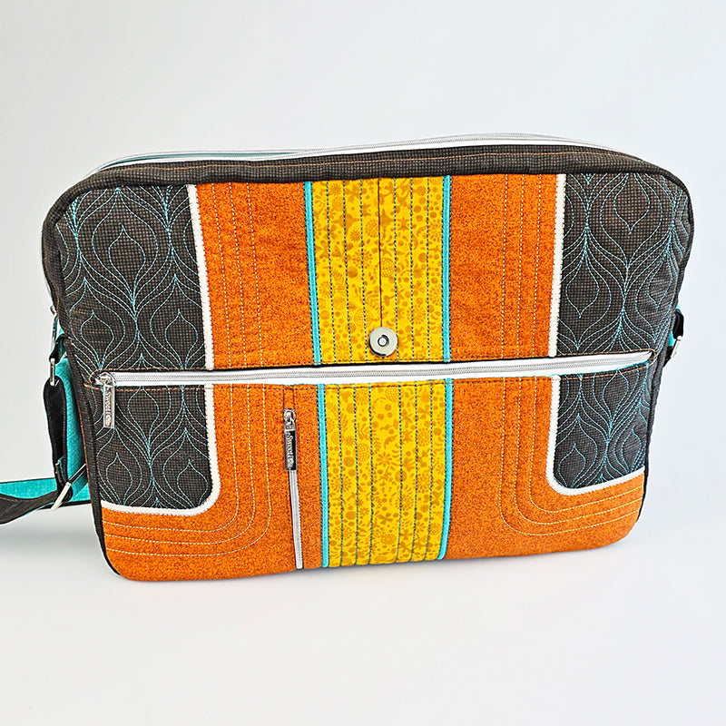 Retro Revival Lap-tote Bag Machine Embroidery Design