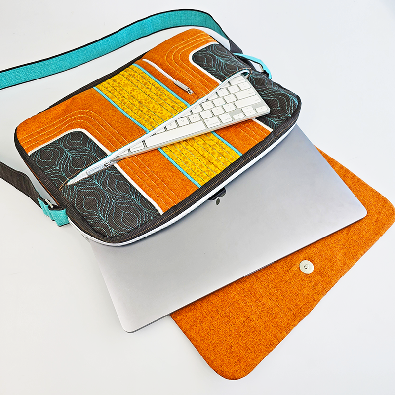 Retro Revival Lap-tote Bag Machine Embroidery Design