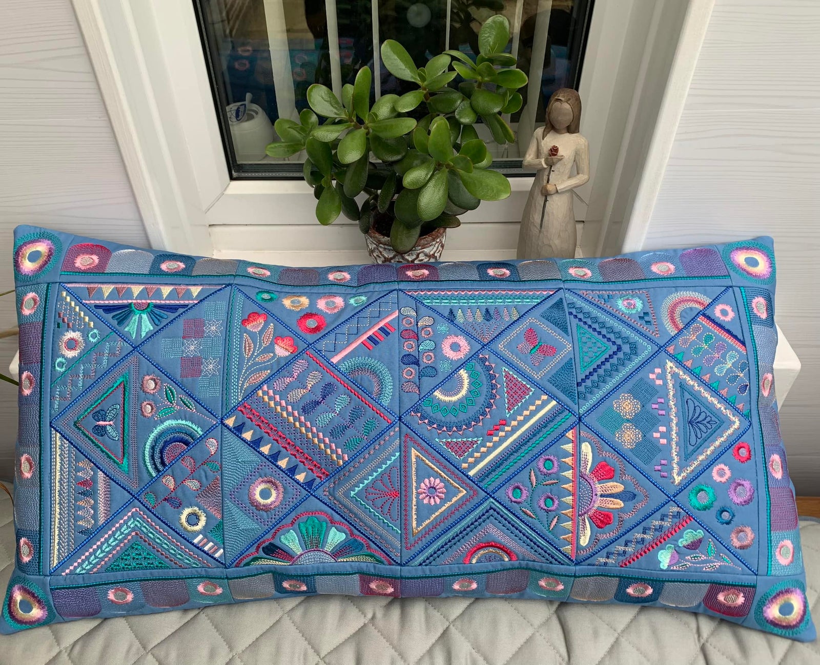 Embroidery Designs - Retro Rumble Bench Pillow 5x7 6x10 8x12