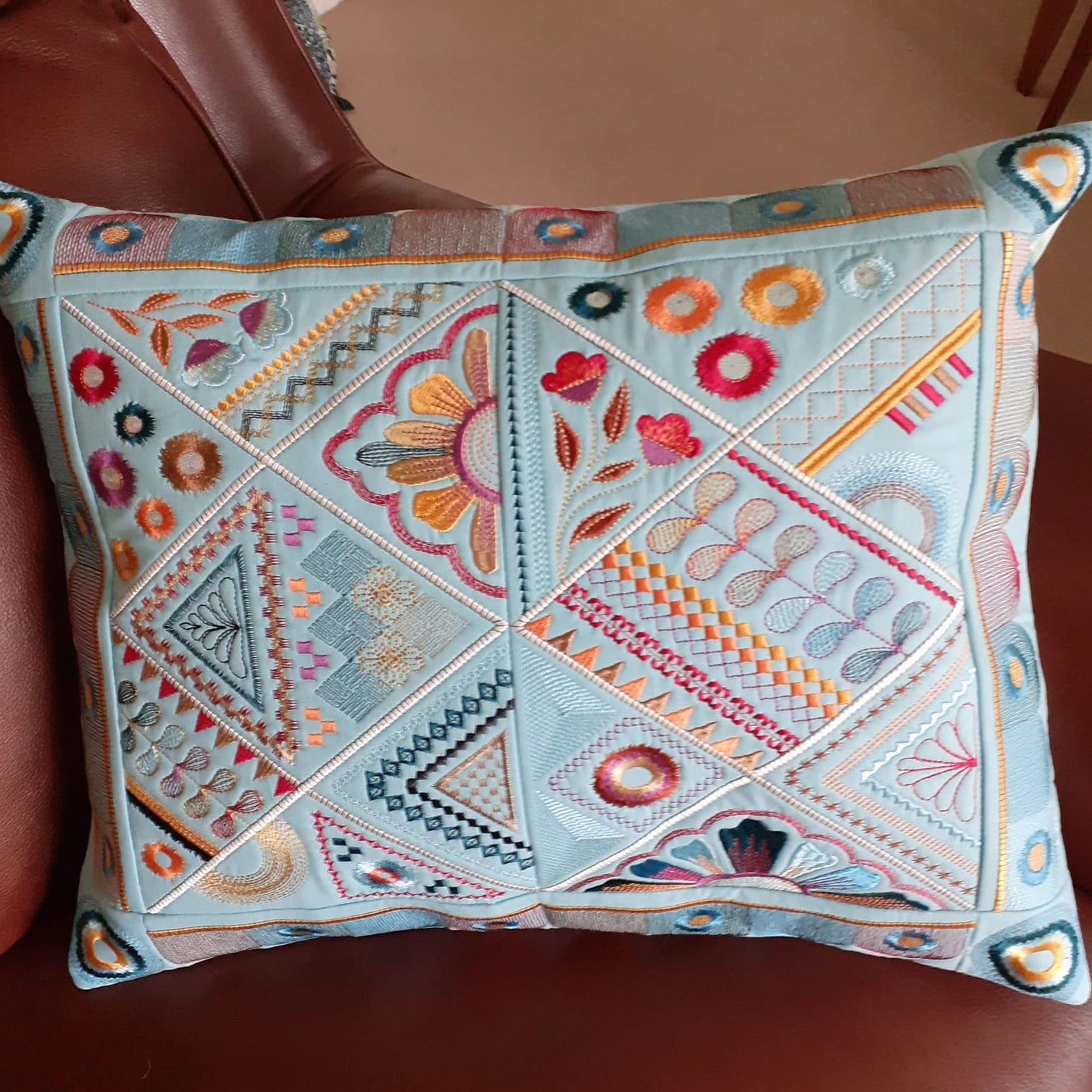 Embroidery Designs - Retro Rumble Bench Pillow 5x7 6x10 8x12