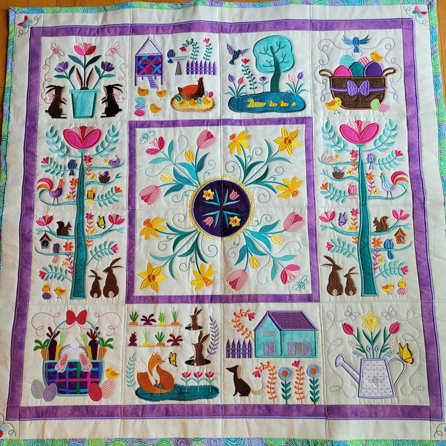 Spring Things Quilt Bulk Pack 4x4 5x5 6x6 7x7