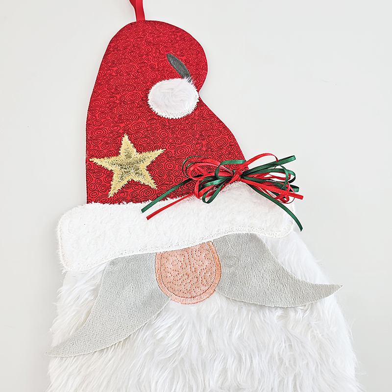 In The Hoop Embroidery Design - Santa's Hat Hanger