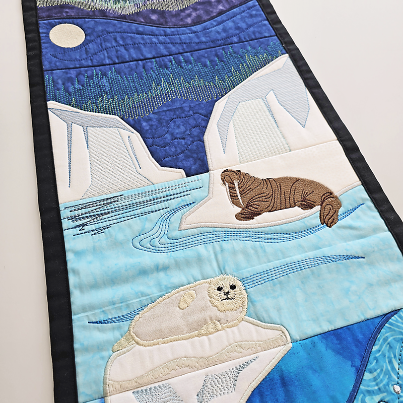 Seal Scene Hanger Made ITH