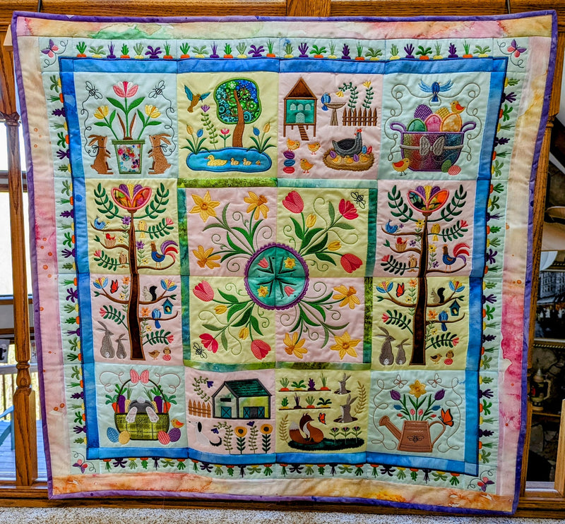 Spring Things Quilt Bulk Pack 4x4 5x5 6x6 7x7