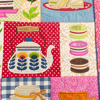 Tea Party ITH Quilt Design