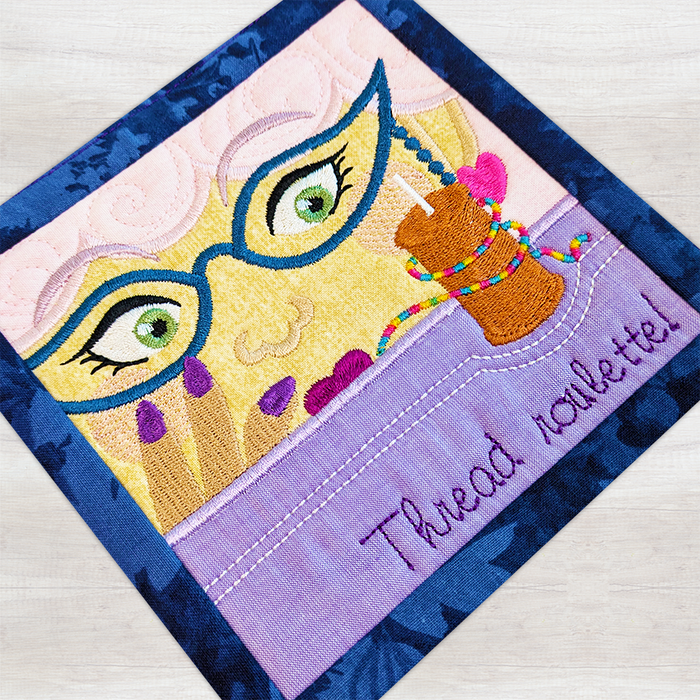 BOW The Adventures of Ms. Stitch - Block 4