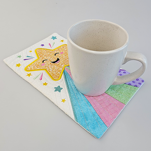 Wishing Star Mug Rug