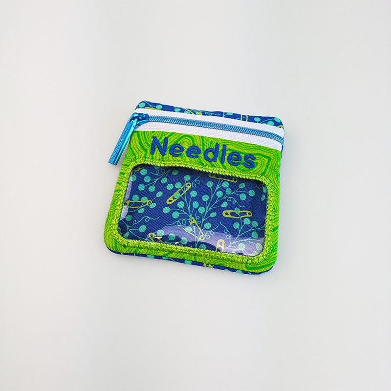 Windowed Zipper Pockets - Zipper Purse ITH Embroidery Design