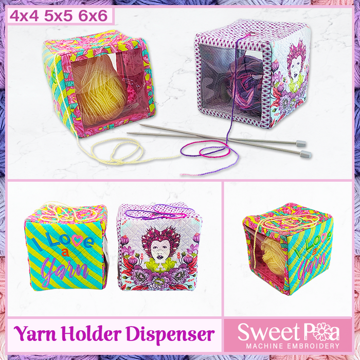 Machine Embroidery Design - Yarn Holder Dispenser 4x4 5x5 6x6