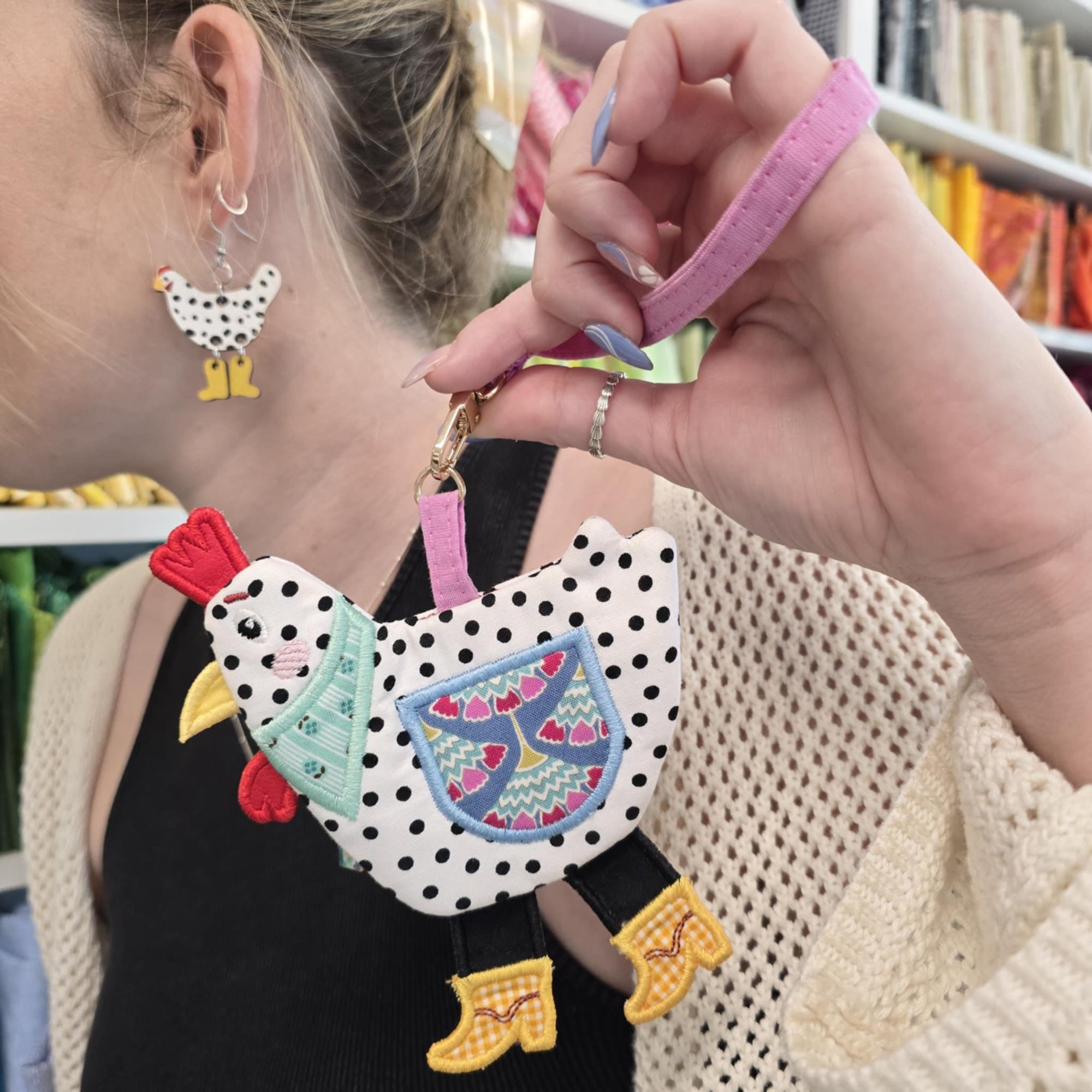 Chicken Zipper Purse