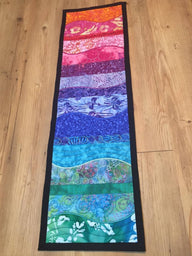 ITH Machine Embroidery Design - Freeform Table Runner