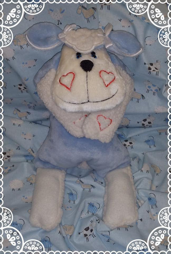 In The Hoop Embroidery Design - Sam The Sheep Pillow