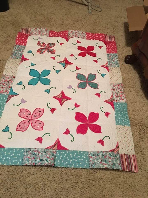 Machine Embroidery Design ITH - Paisley Fantasy Quilt