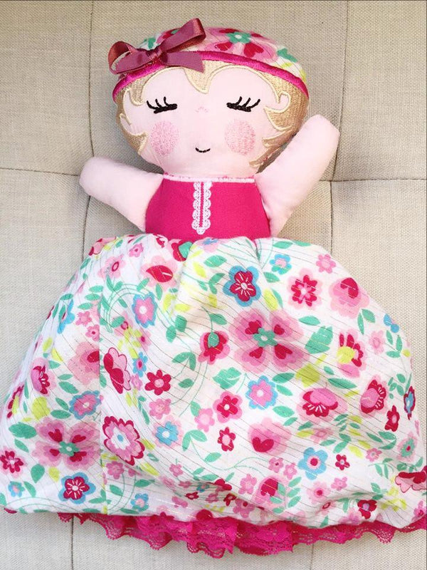 In The Hoop Embroidery - Sleepy Doll