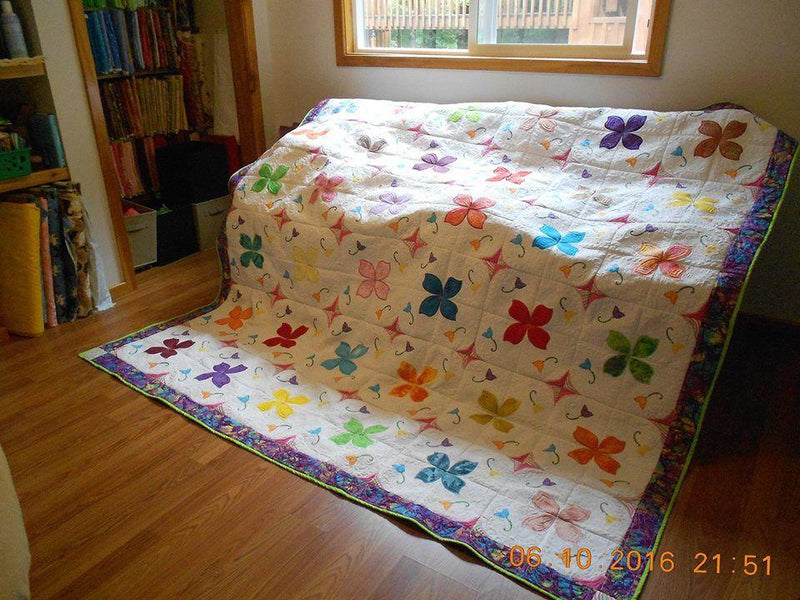 Machine Embroidery Design ITH - Paisley Fantasy Quilt