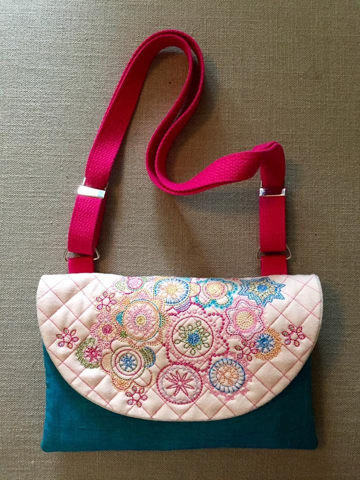 Embroidery Design ITH - Hobo Clutch Bag