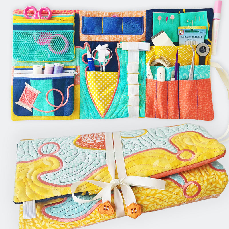 ITH Machine Embroidery Design - Sewing Organiser