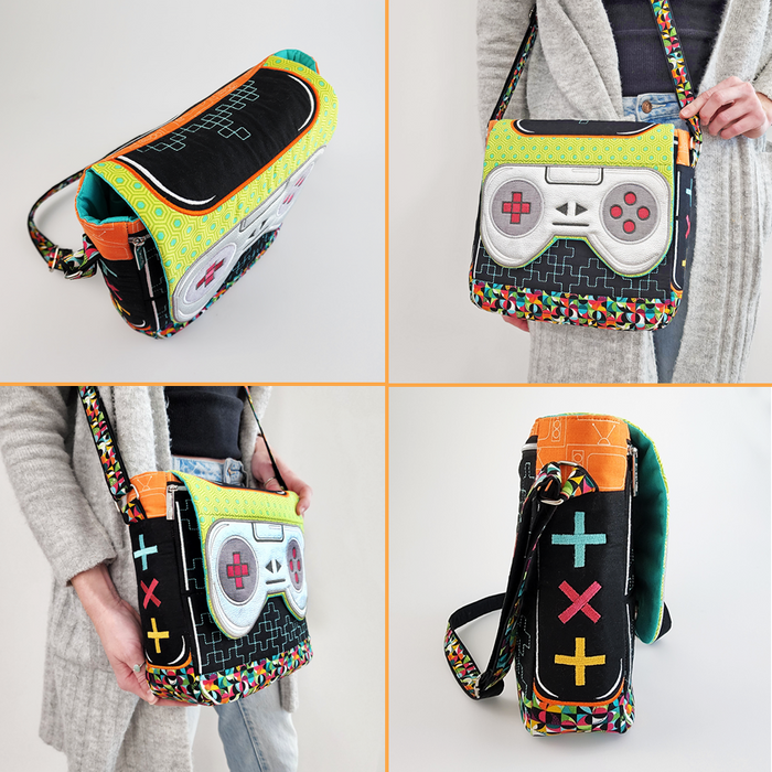 Game Controller Messenger Bag