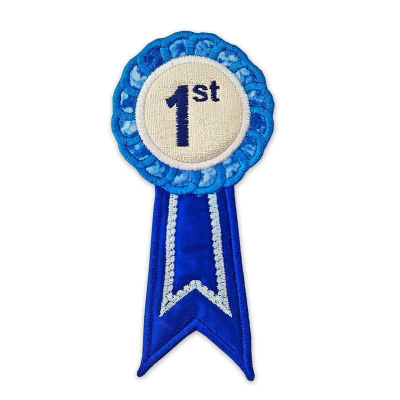 Rosette Award In The Hoop Machine Embroidery Design ITH