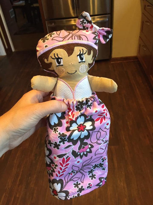 In The Hoop Embroidery - Sleepy Doll