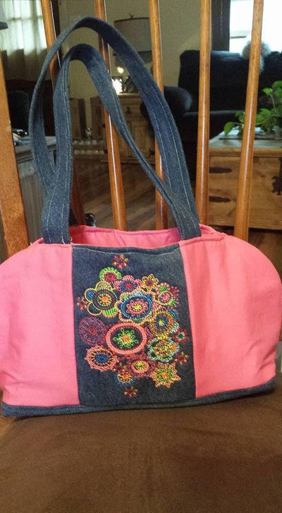 Embroidery Design ITH - Hobo Bag