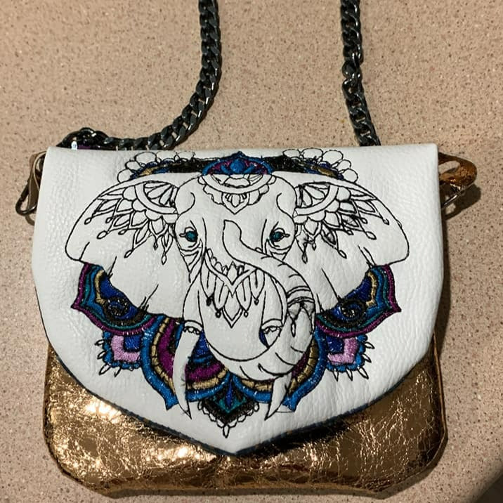 Elephant Purse 6x10 7x12 9.5x14