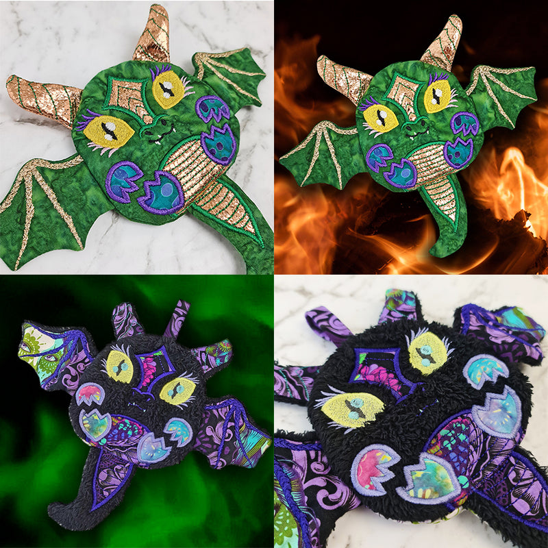 Embroidery Ideas - Dragon Zipper Purse