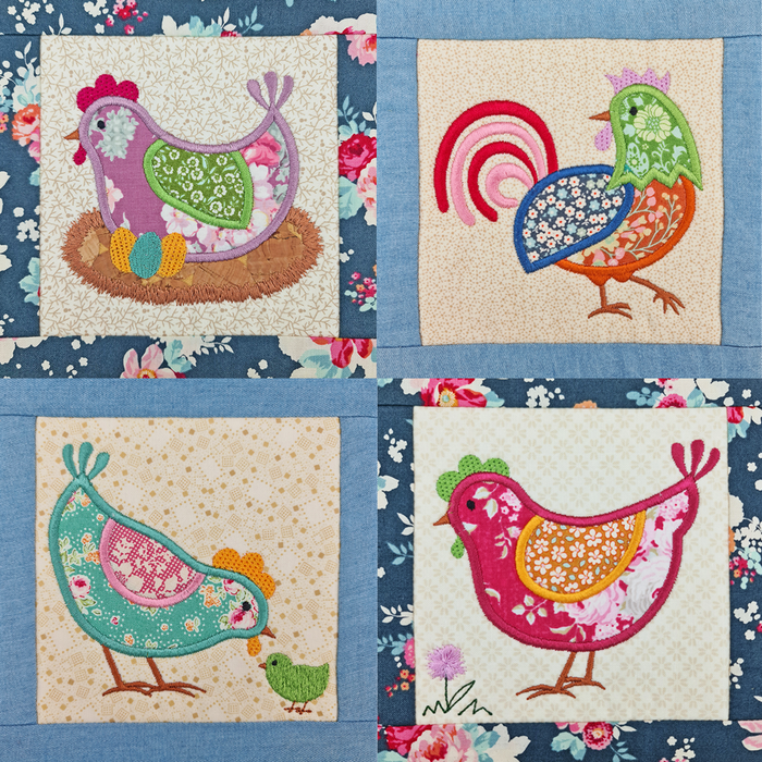 Clucking Around Quilt