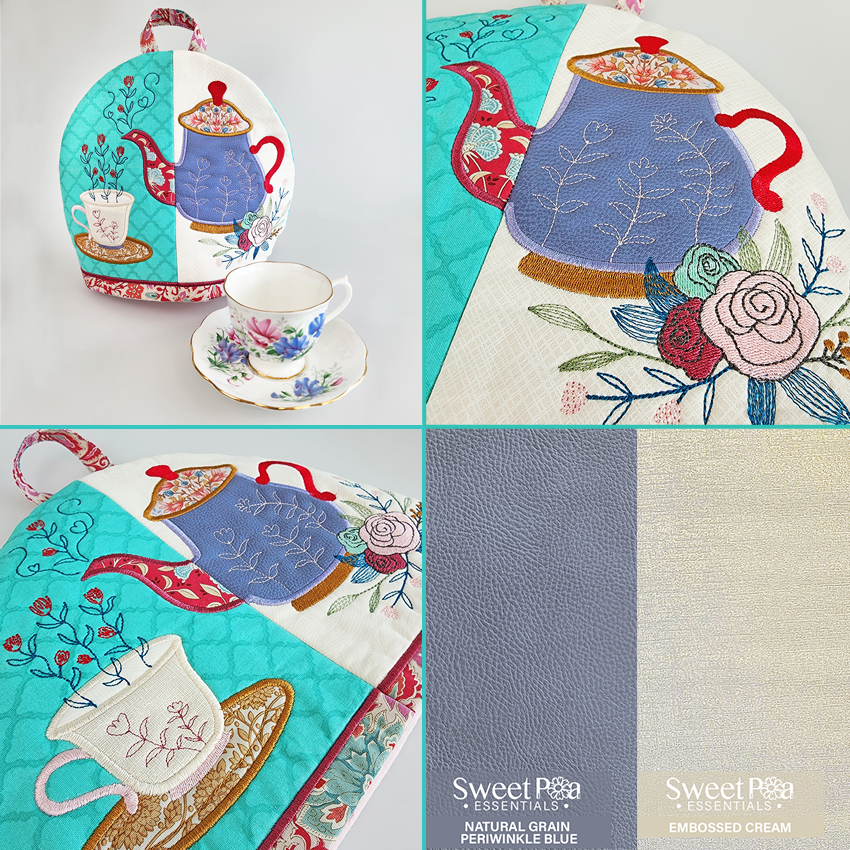 Tea Cosy Cover in the Hoop Machine Embroidery Design