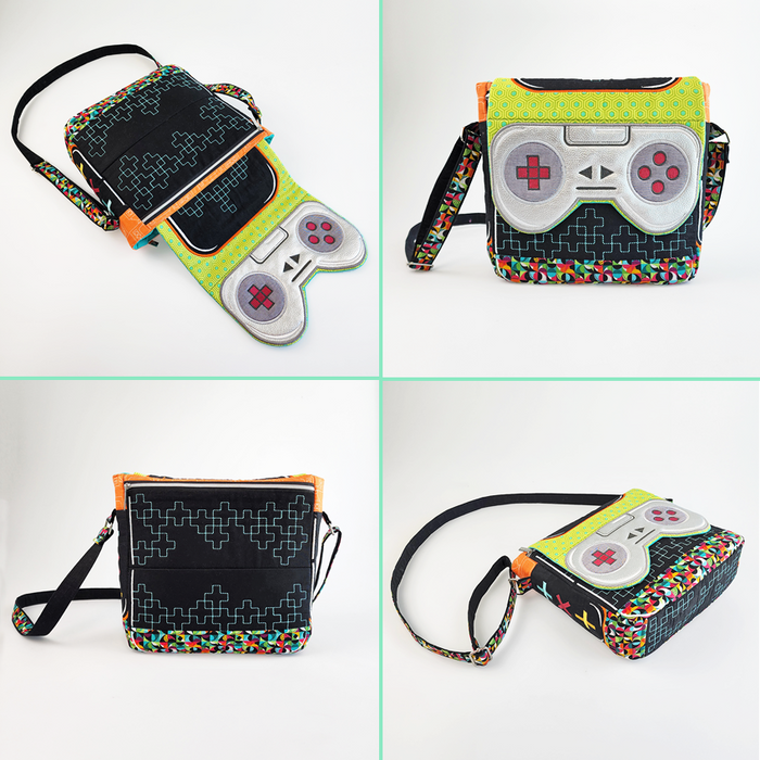 Game Controller Messenger Bag