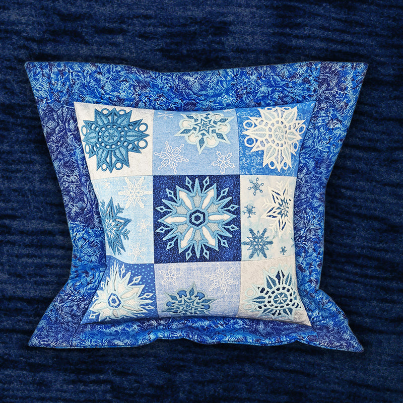 Snowflake Lace Cushion