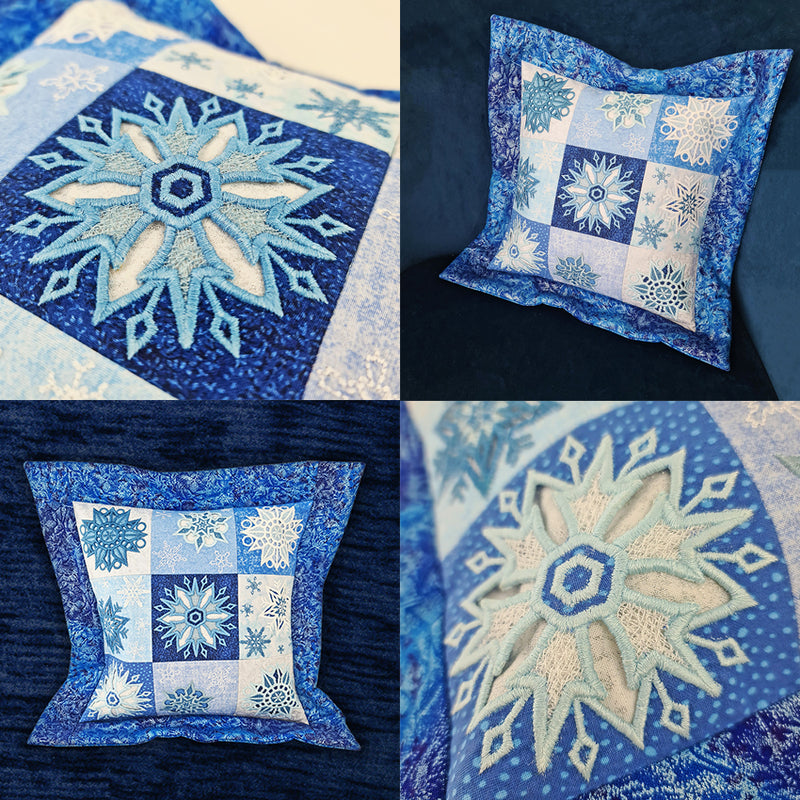 Snowflake Lace Cushion