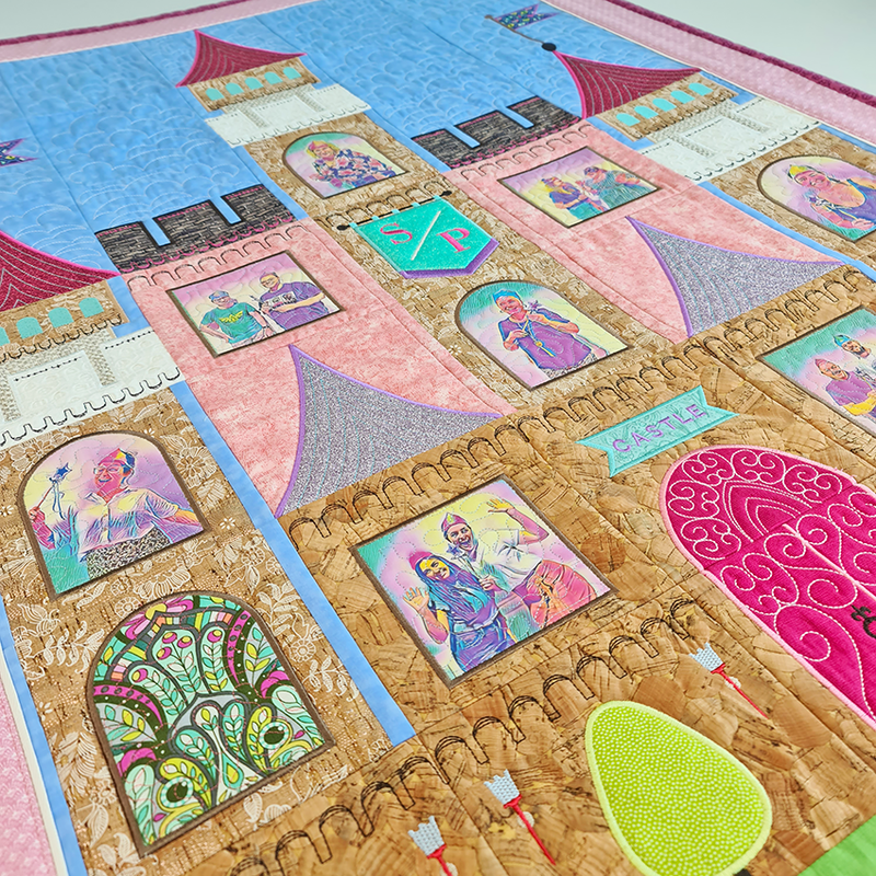 Castle Quilt Customisable ITH Design