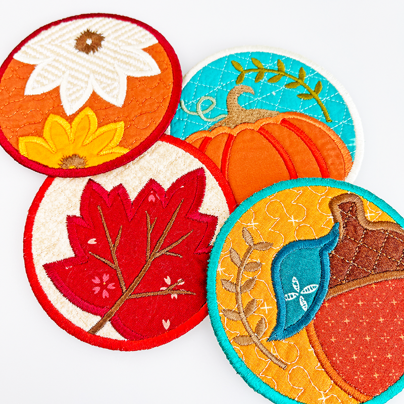 Welcome Fall Coasters