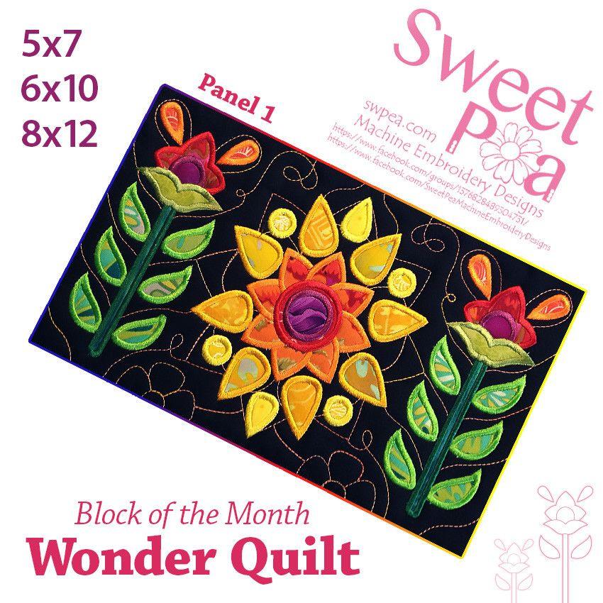 BOM Block of the month wonder quilt block 1