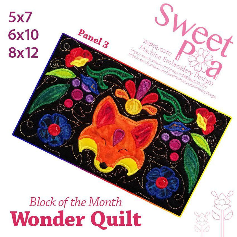 BOM Block of the month wonder quilt block 3