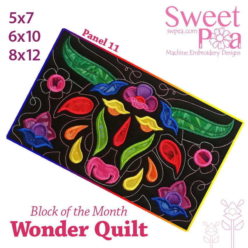 BOM Block of the month wonder quilt block 11