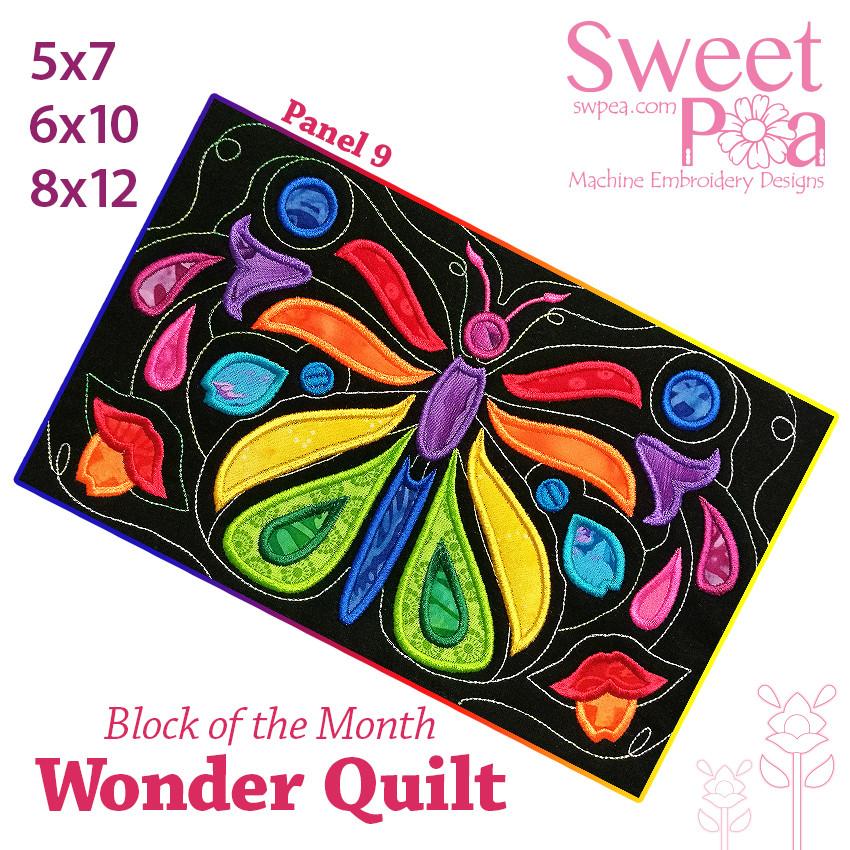 BOM Block of the month wonder quilt block 9