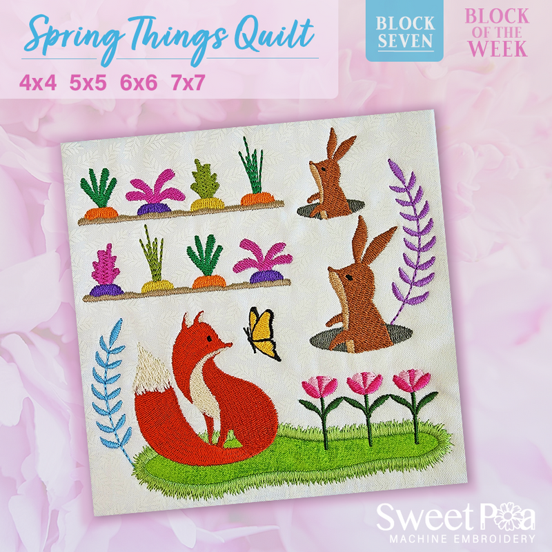 BOW Spring Things Quilt - Block 7