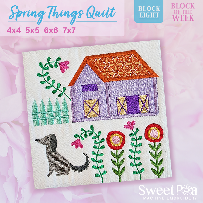 BOW Spring Things Quilt - Block 8
