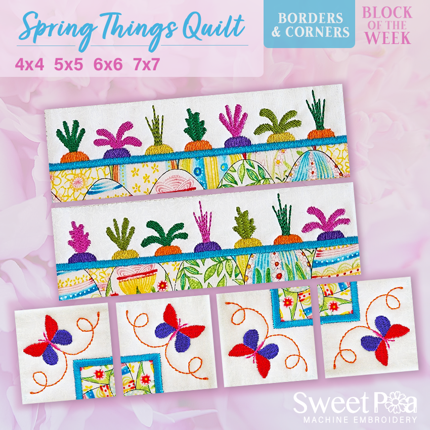 BOW Spring Things Quilt - Borders & Corners