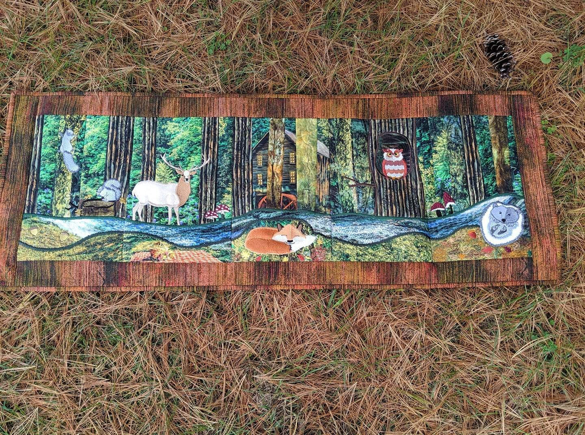 Fall Forest Table Runner 5x7 6x10 8x12