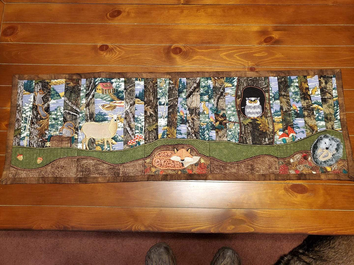 Fall Forest Table Runner 5x7 6x10 8x12