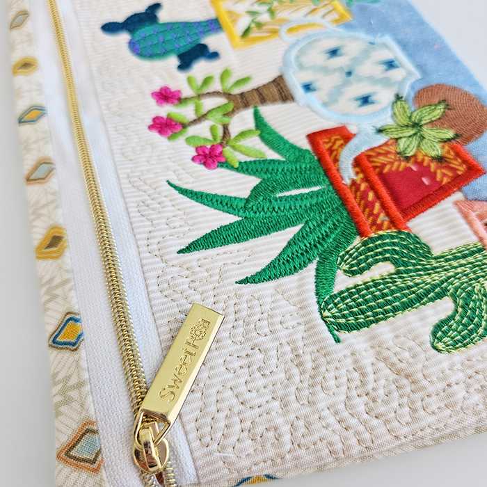 Cute Cactus Purse ITH Design