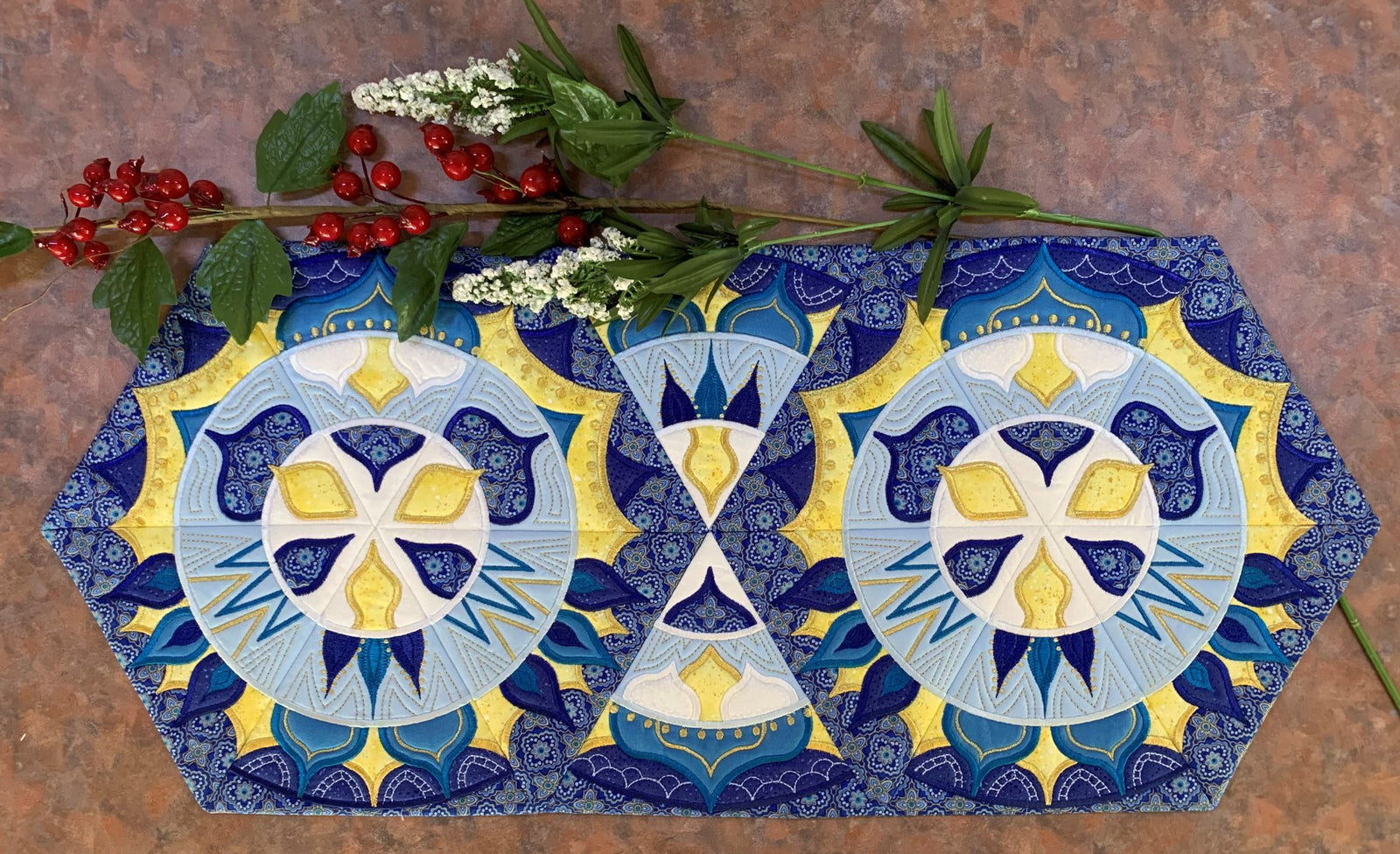 Free Spirit Table Runner 4x4 5x5 6x6 7x7