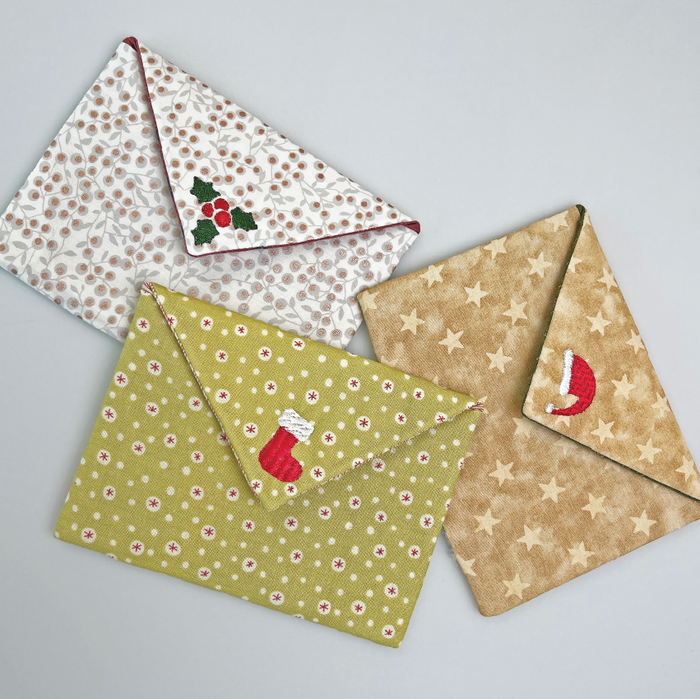 Embroidery Design ITH - Christmas Envelope Set
